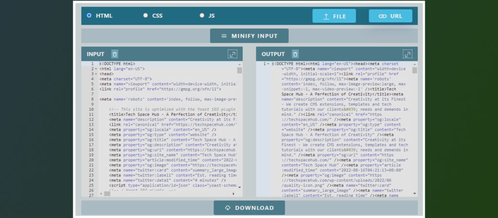 Lessen Code Minifier Joomla Package Module And Plugin Tech Space Hub